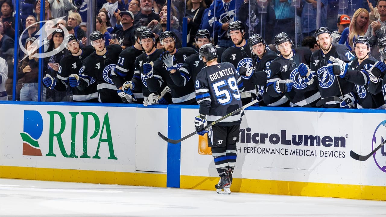 Guentzel gets PPG on redirection | Tampa Bay Lightning