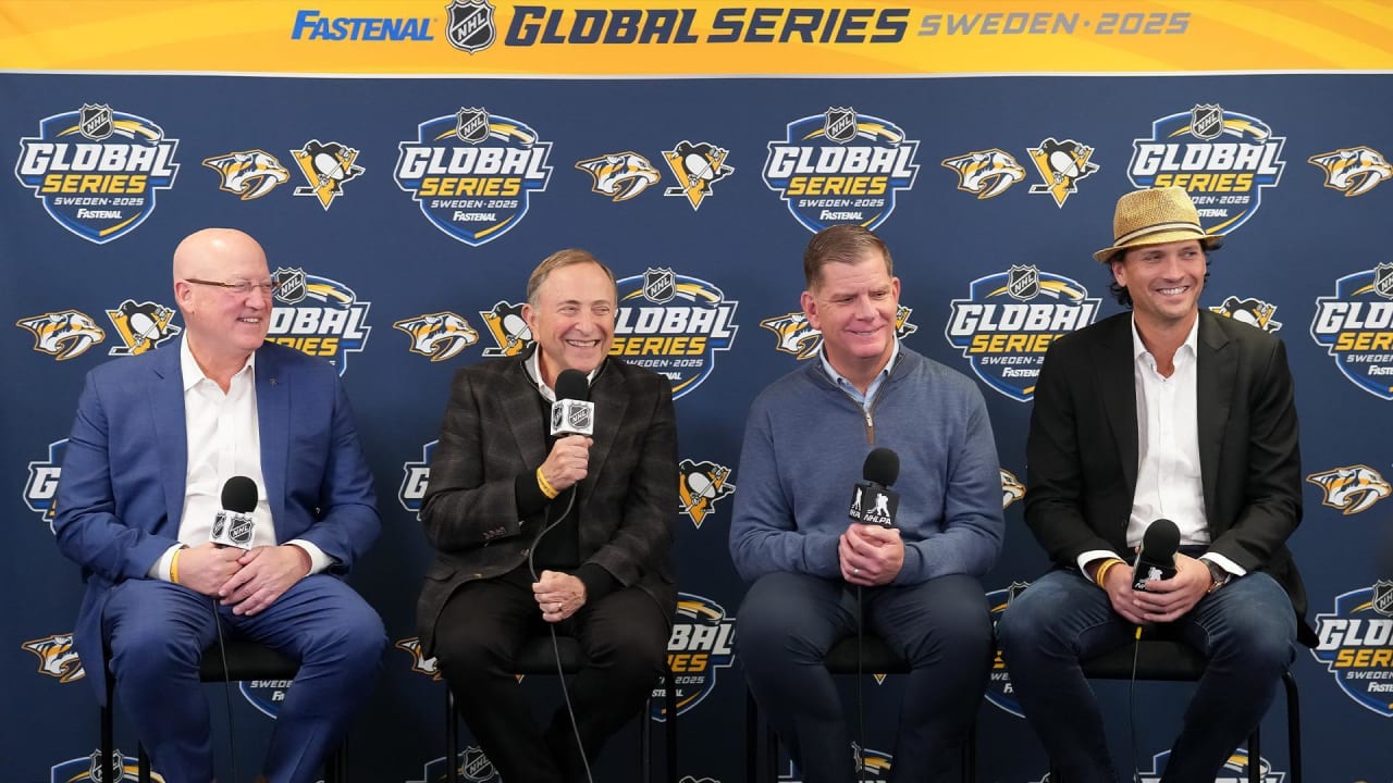 Commissioner Bettman, NHLPA Global Series Presser | NHL.com