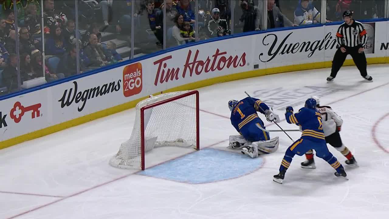 Vatrano tucks in a backhand | NHL.com