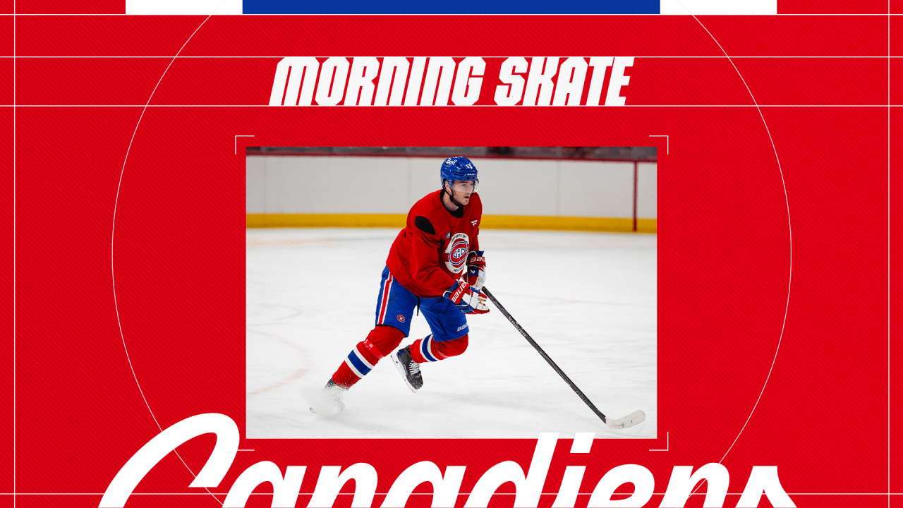 Updates from optional morning skate – Jan. 27 | Montréal Canadiens