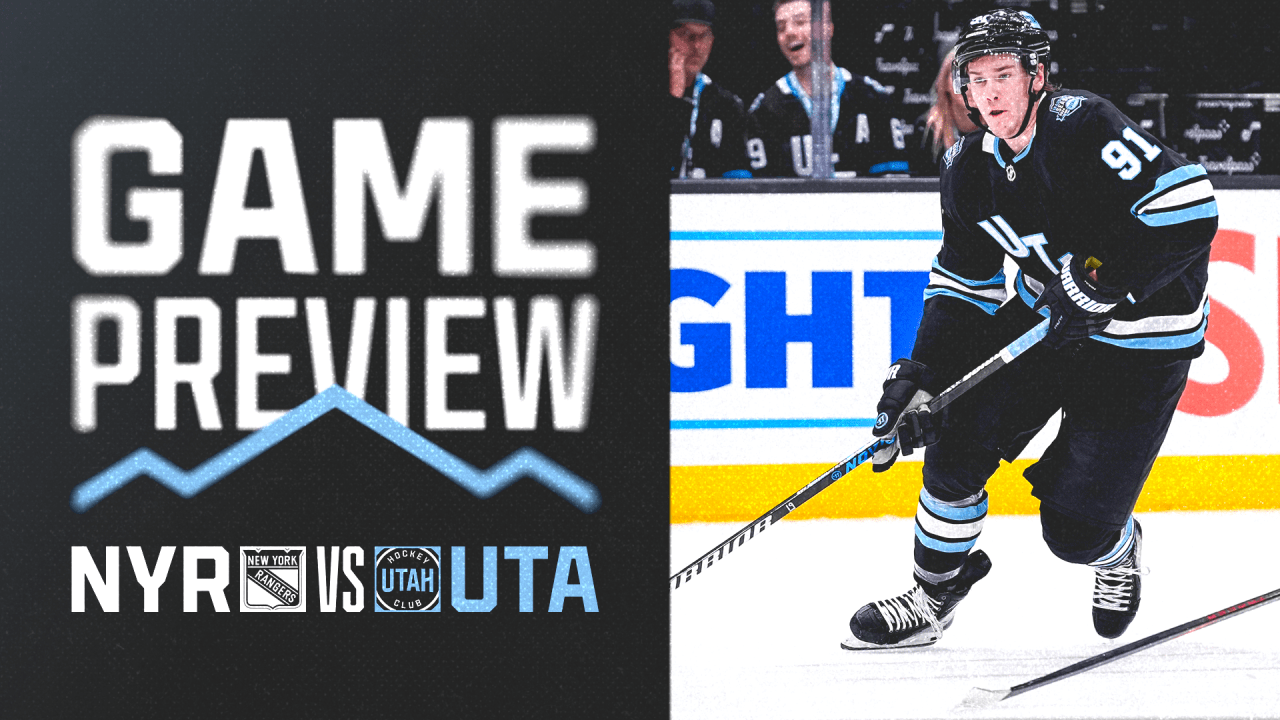 Game Preview, 1/16: Utah Hockey Club vs. New York Rangers | Utah Mammoth