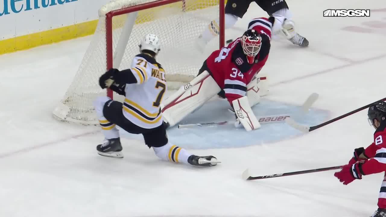 BOS@NJD: Allen with a great save against Oliver Wahlstrom | New Jersey ...