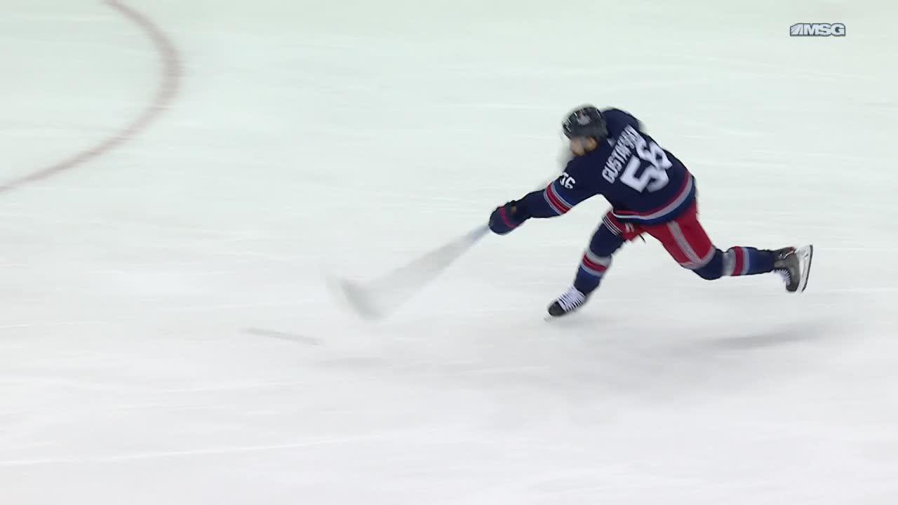 STL@NYR: Kakko scores goal against Jordan Binnington | New York Rangers