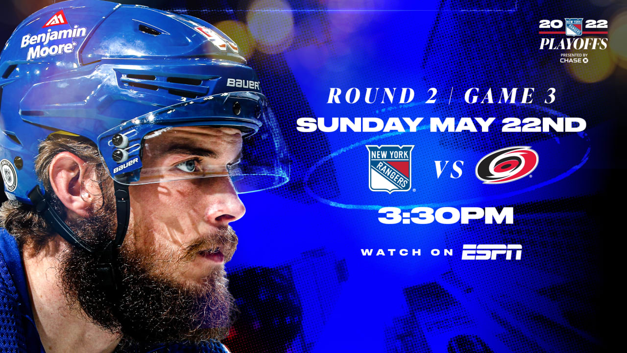 Pregame Notes: Game Three vs. Hurricanes | New York Rangers