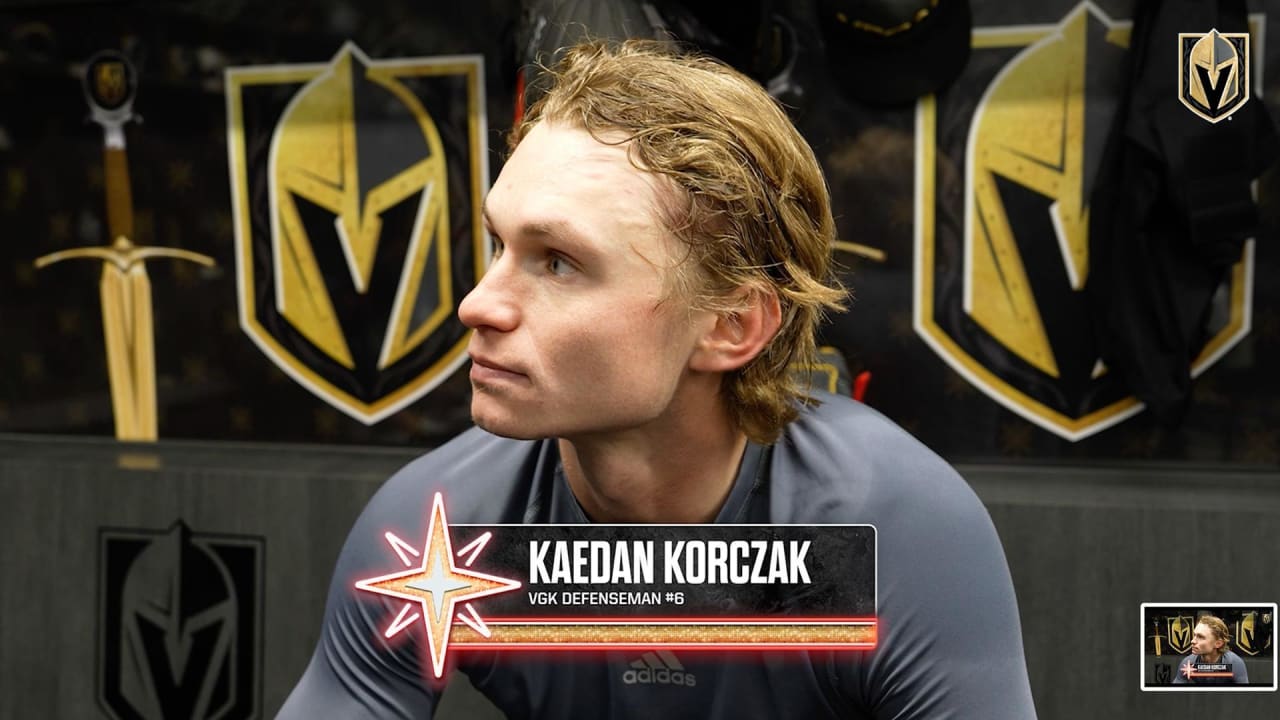 Kaeden Korczak Pregame 10/26 | Vegas Golden Knights