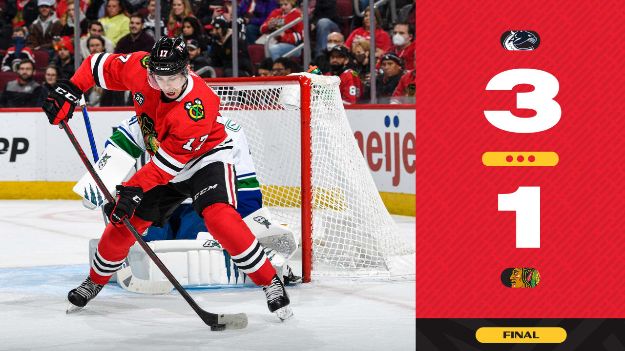 RECAP: Blackhawks Fall to Canucks at Home, 3-1 | Chicago Blackhawks