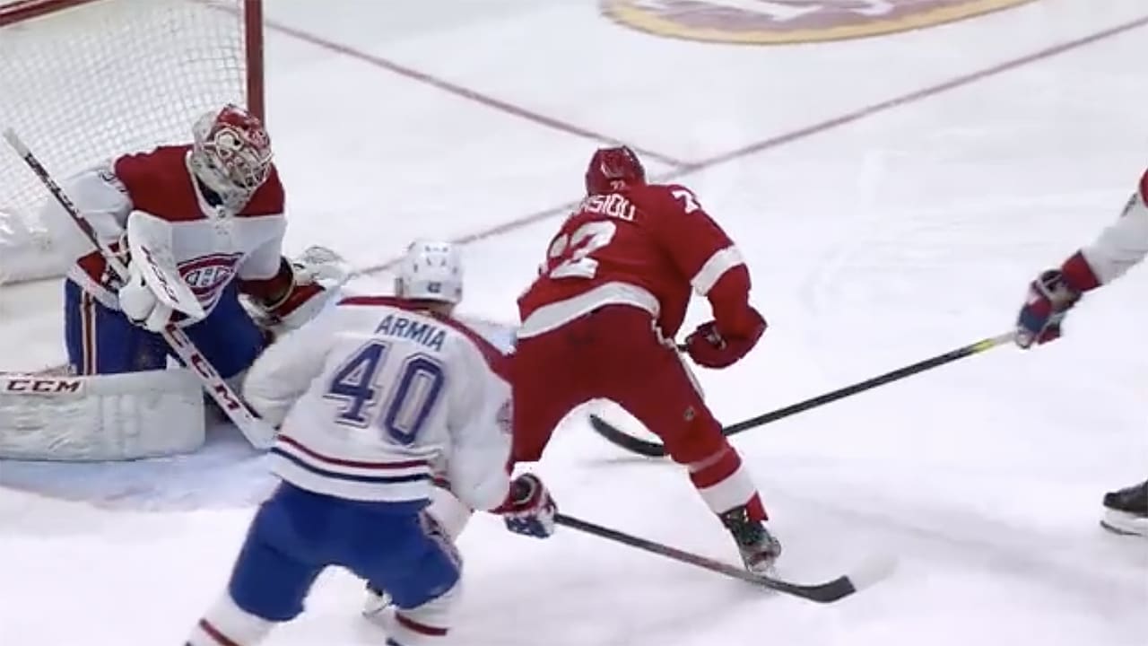 Athanasiou's silky backhander | Detroit Red Wings