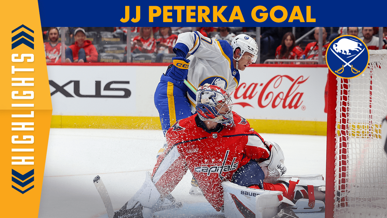 Peterka Puts Home Rebound | Buffalo Sabres