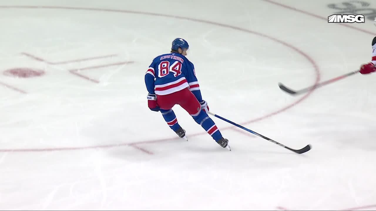 NJD@NYR: Edstrom scores goal against Jacob Markstrom | New York Rangers