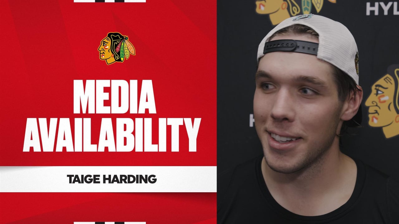 Harding on Game Intensity | Chicago Blackhawks