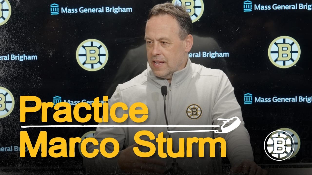 Press Room: Marco Sturm | Boston Bruins