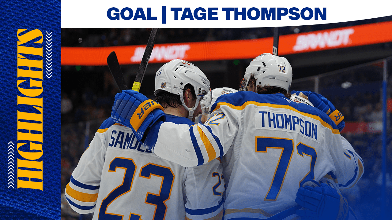 Thompson | Goal at TBL | Buffalo Sabres