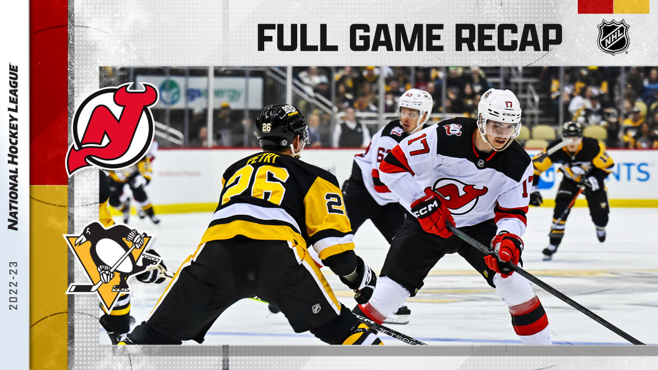 Recap: NJD 5, PIT 2 | New Jersey Devils