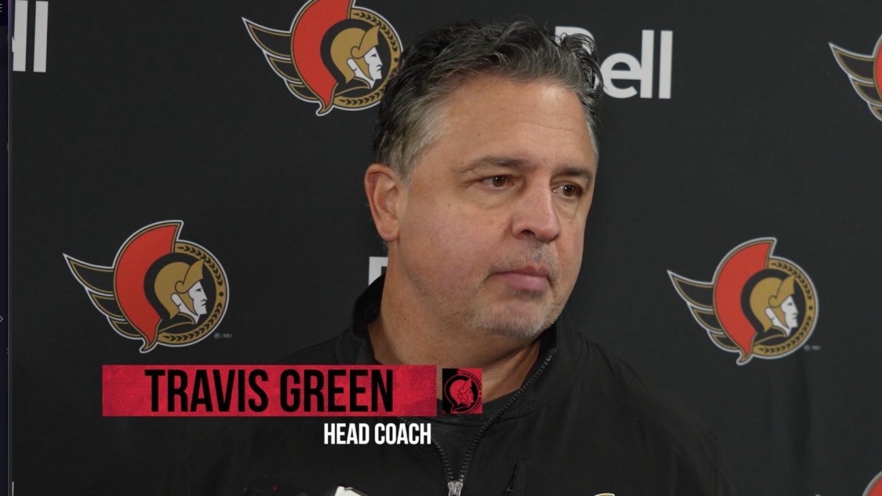 Travis Green Pregame Media - Oct. 22 | Ottawa Senators