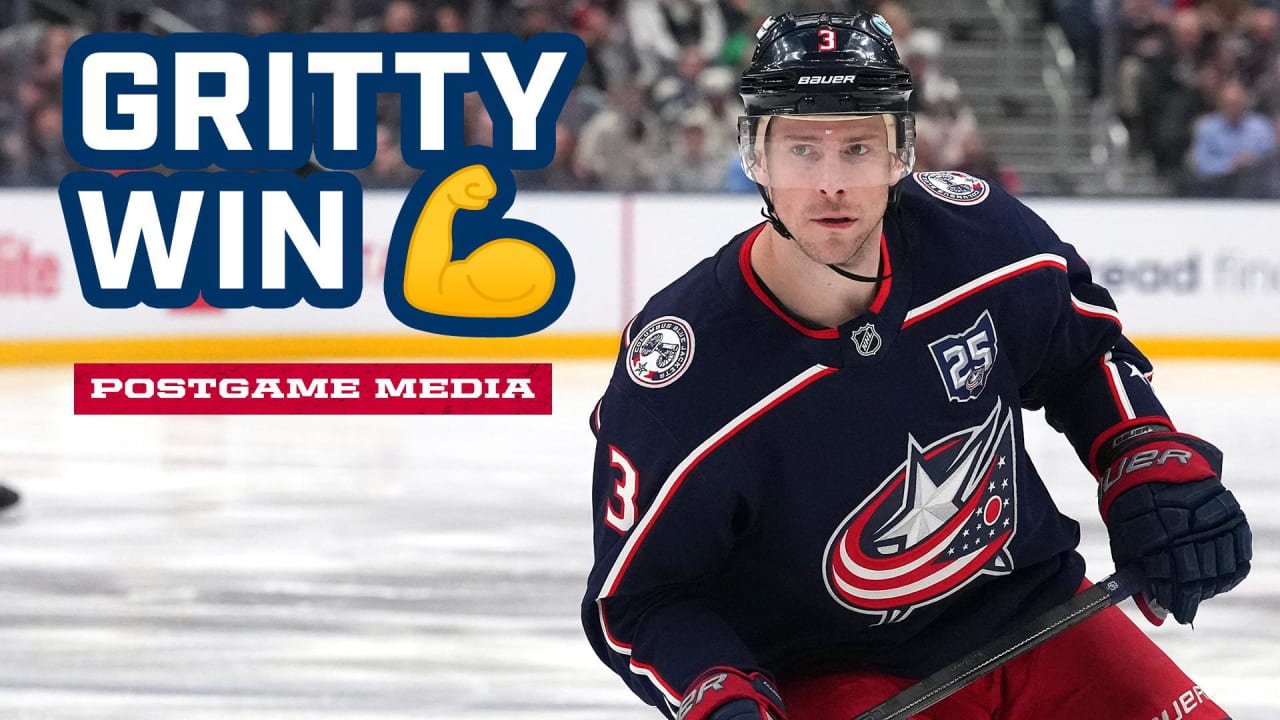 A GRITTY win thanks to some GREASY goals | Columbus Blue Jackets