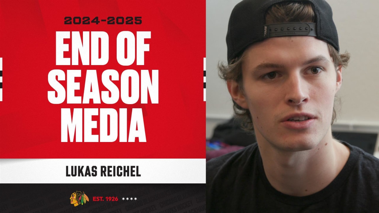 Lukas Reichel End of Season Media | Chicago Blackhawks