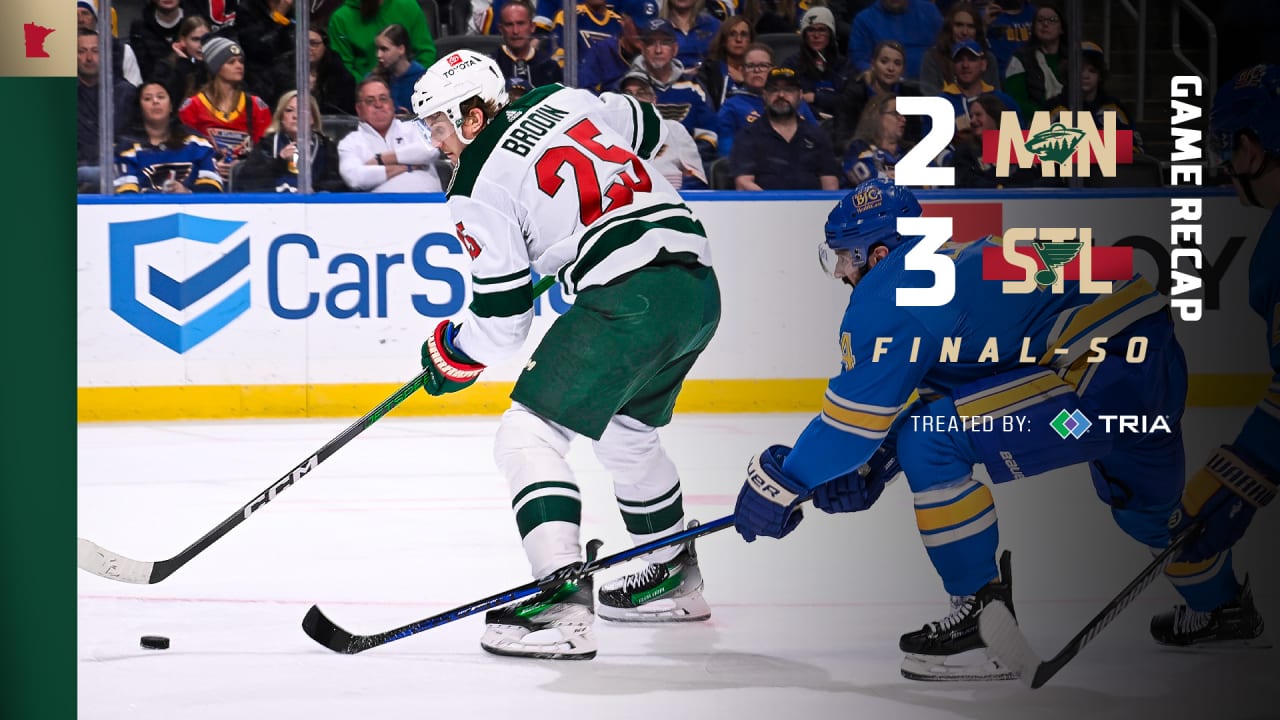 Game Recap: Blues 3, Wild 2 | Minnesota Wild