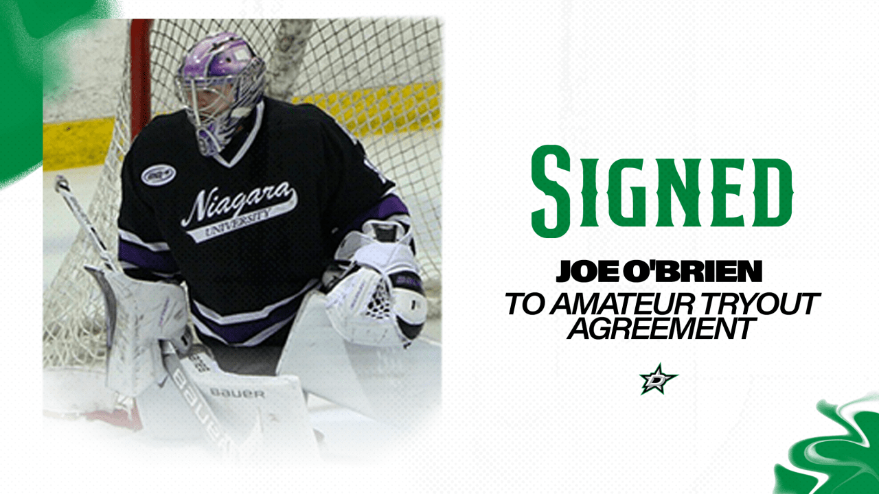 Stars sign goaltender Joe O’brien to amateur tryout agreement | Dallas Stars