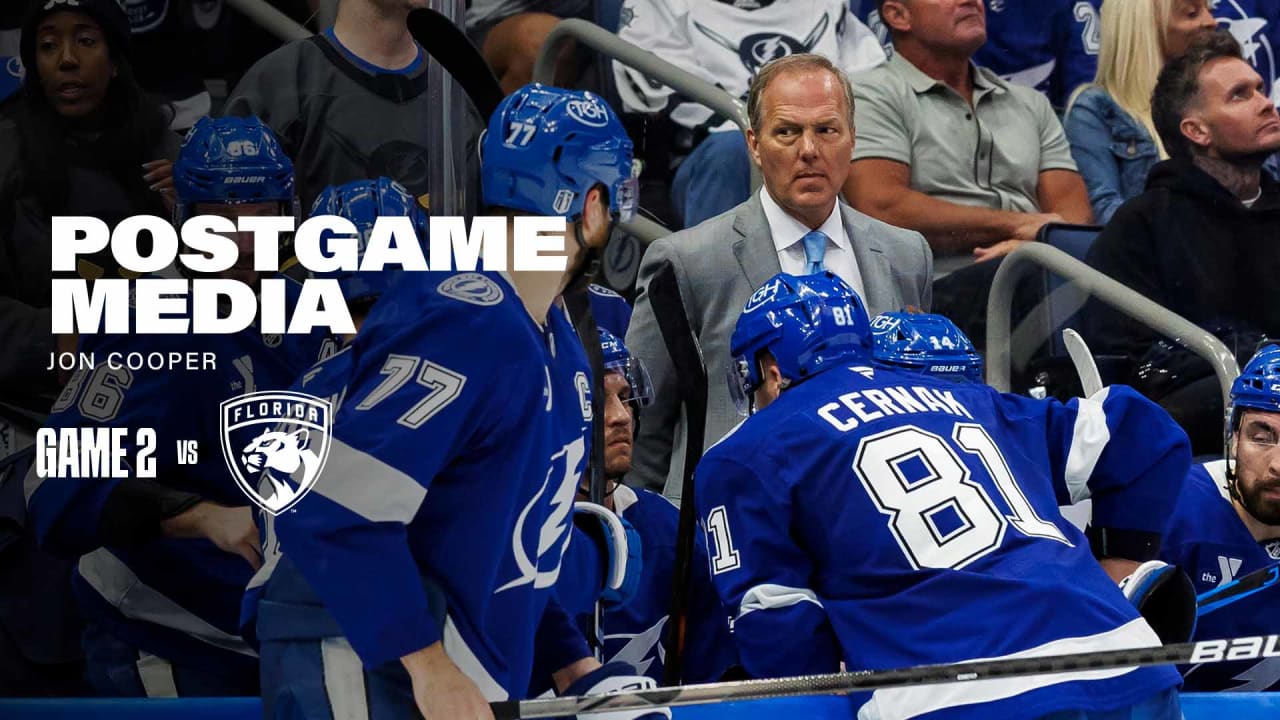 Jon Cooper | Postgame Game 2 vs Florida Panthers | Tampa Bay Lightning