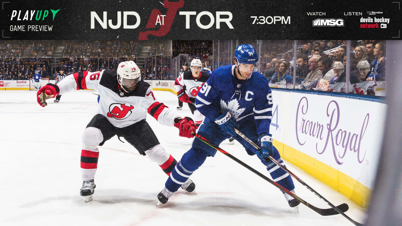 Devils Meet Toronto for First Time this Season | PRE-GAME STORY | New ...