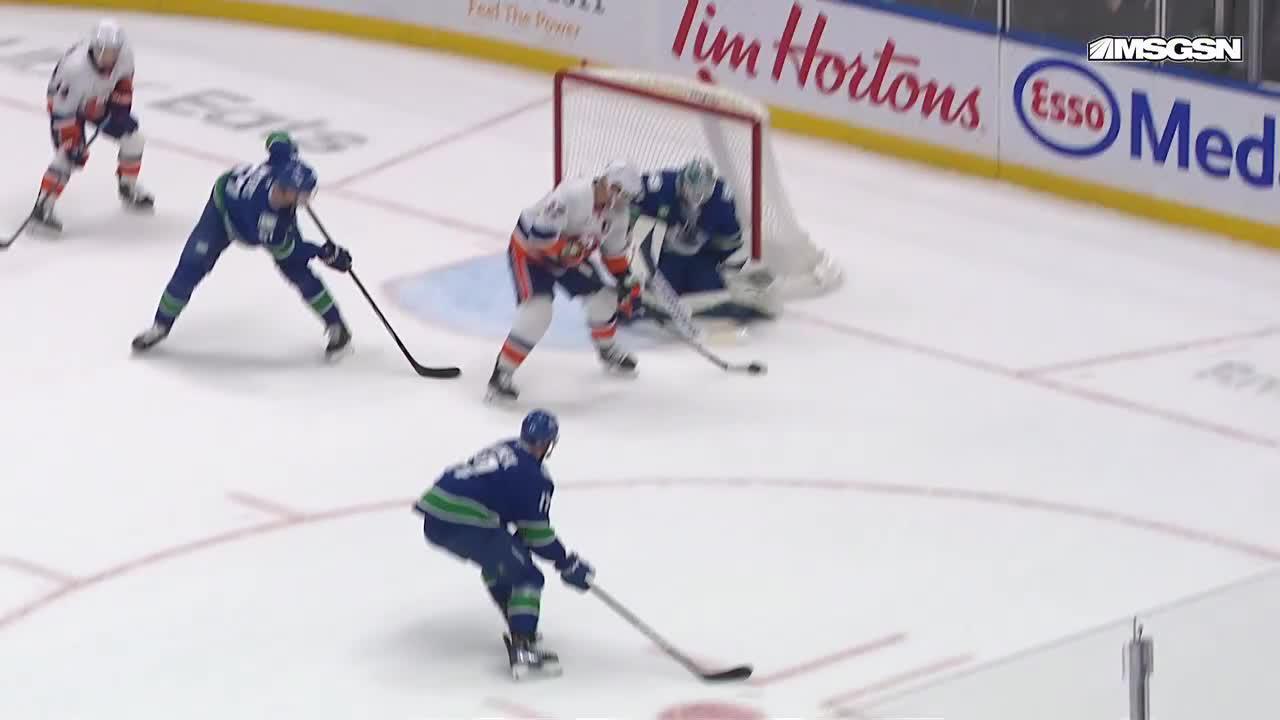 NYI@VAN: Pageau scores PPG against Kevin Lankinen | New York Islanders