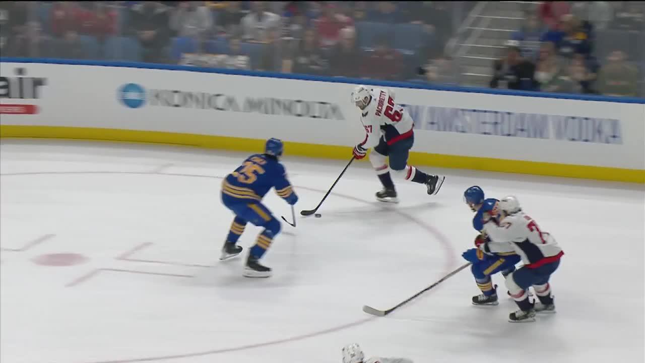 WSH@BUF: McMichael scores goal against Ukko-Pekka Luukkonen ...