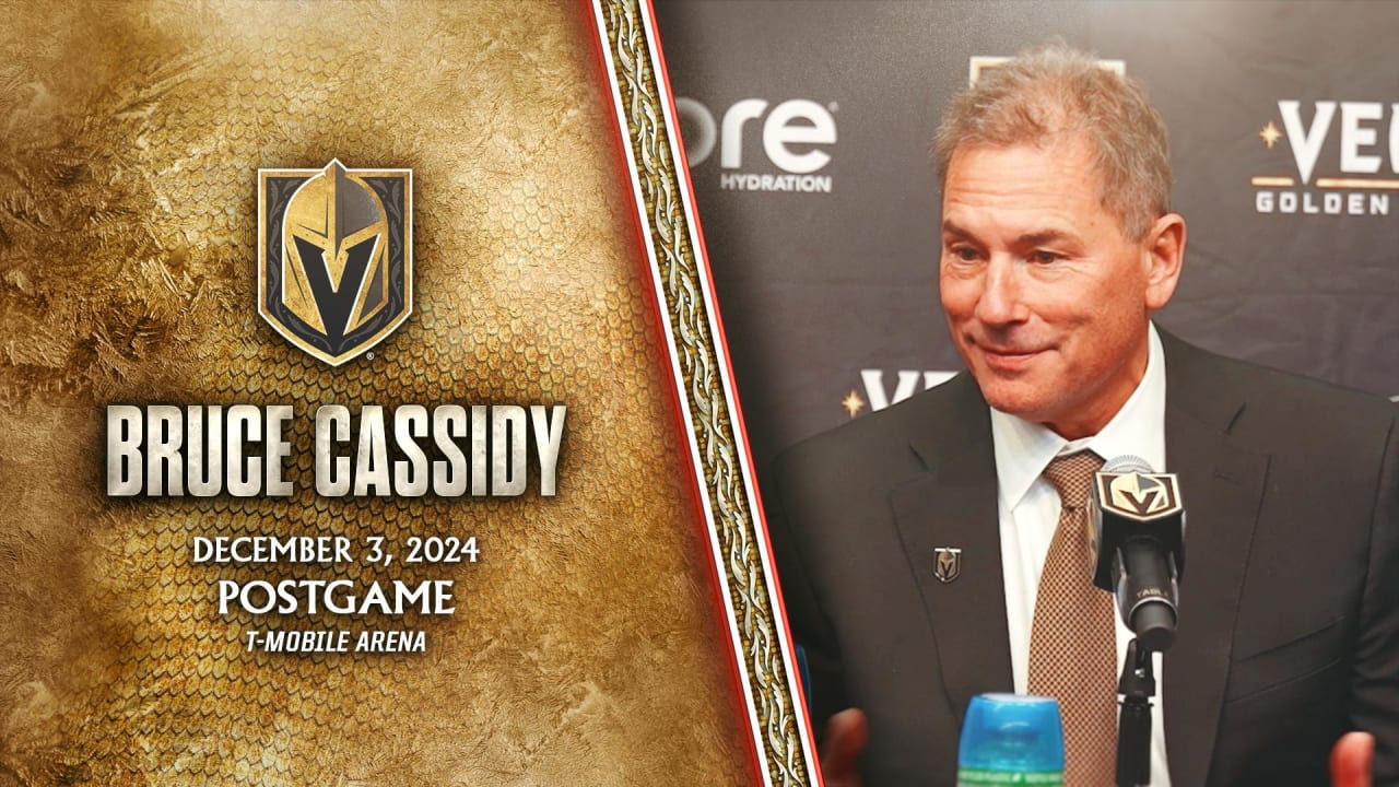 Bruce Cassidy después del partido 3 de diciembre | Vegas Golden Knights