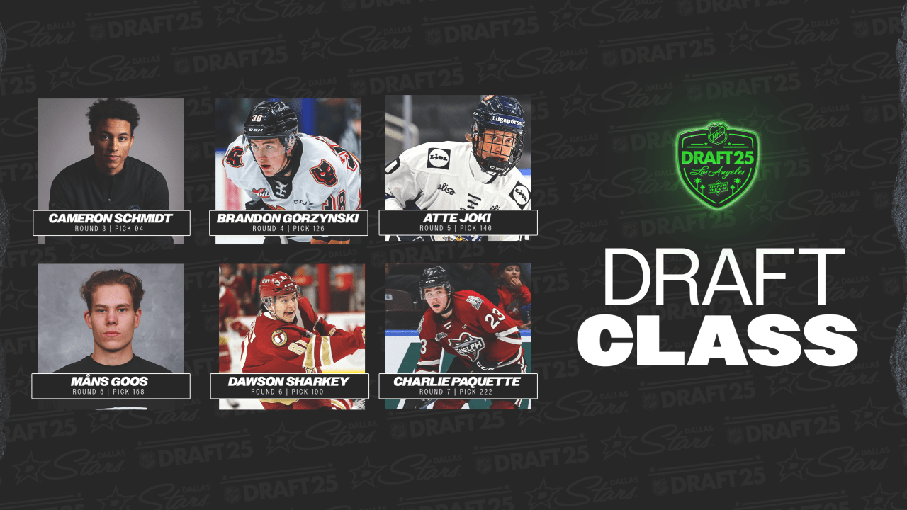 Dallas Stars conclude Day Two of 2025 NHL Draft | Dallas Stars