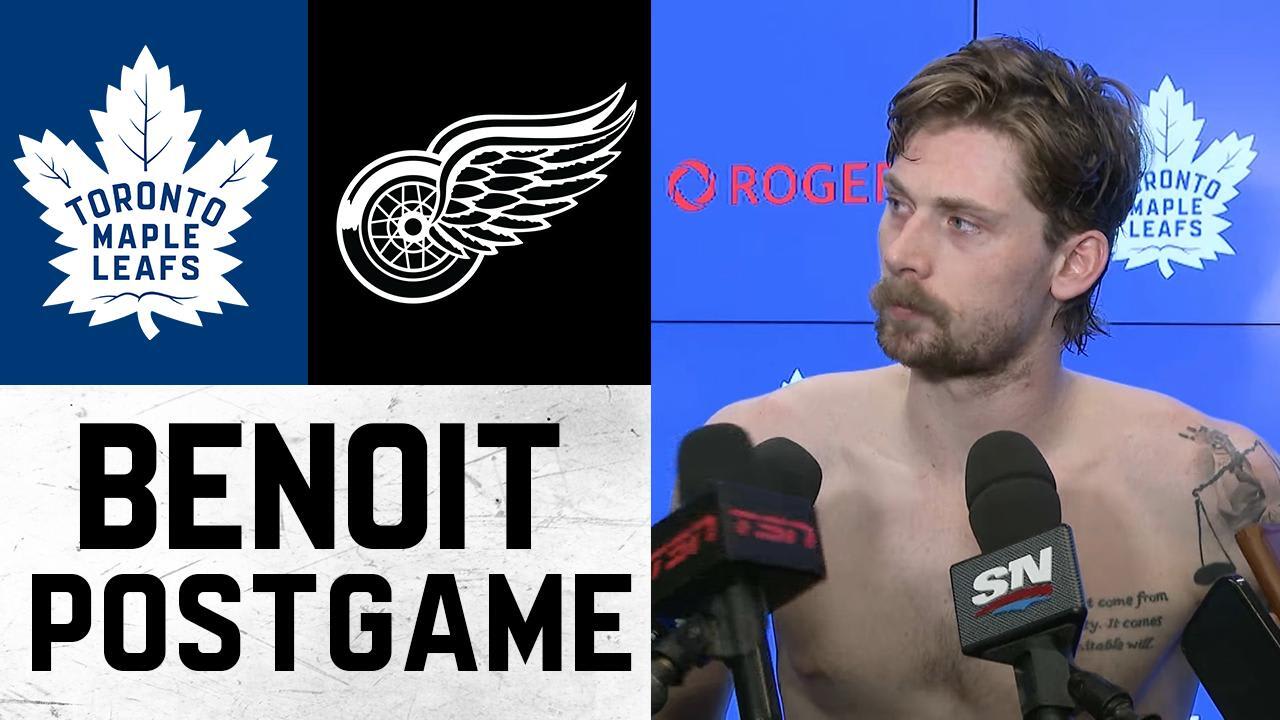 Simon Benoit | Post Game vs Detroit Red Wings | January 21, 2026 ...