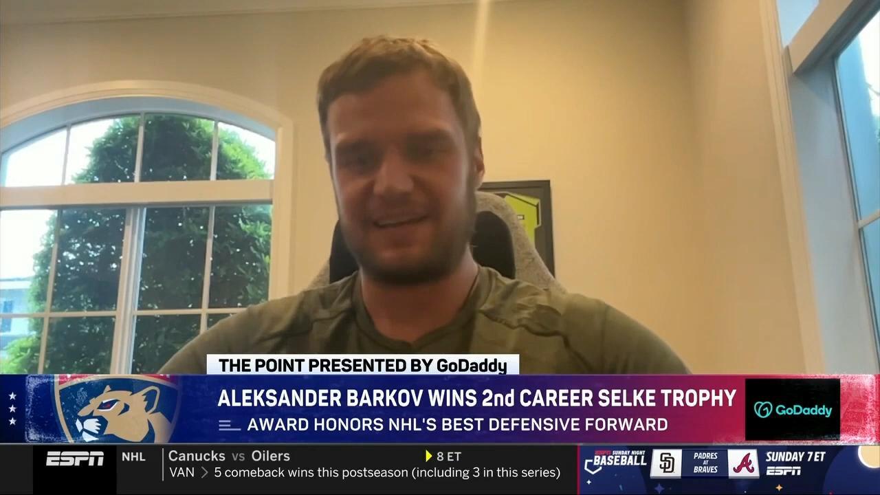 Barkov wins second career Selke Trophy | NHL.com