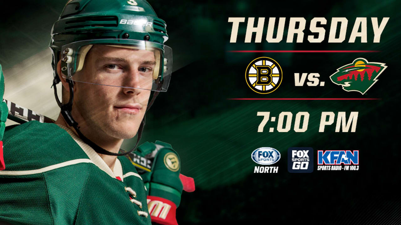 Wild Looks to Recapture Success Versus Bruins | Minnesota Wild