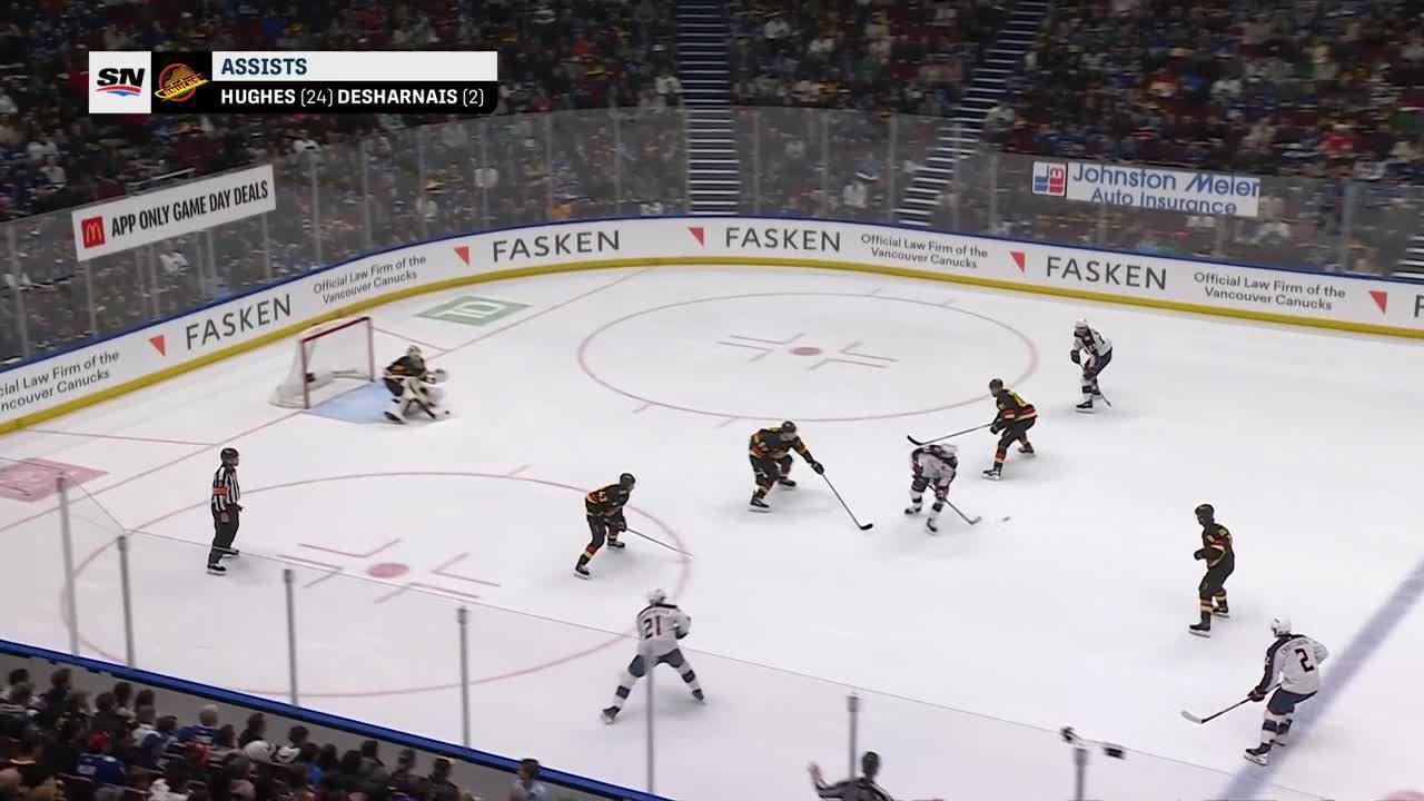 CBJ@VAN: Lankinen with a great save against Kent Johnson | Vancouver ...