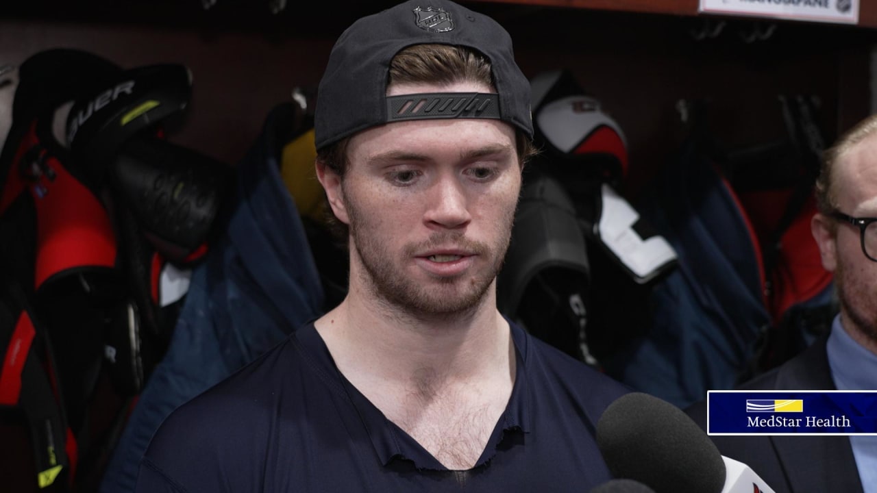 Connor McMichael | Postgame | Washington Capitals
