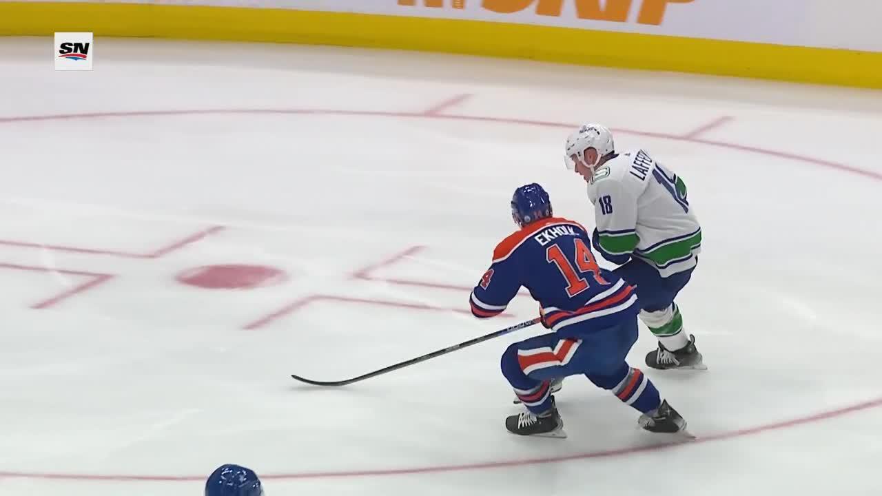 Sam Lafferty with a Goal vs. Edmonton Oilers | Vancouver Canucks