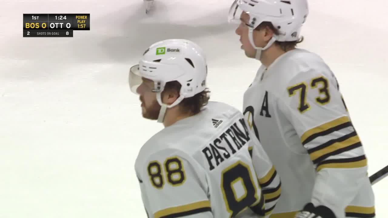 David Pastrnak with a Goal vs. Ottawa Senators | NHL.com