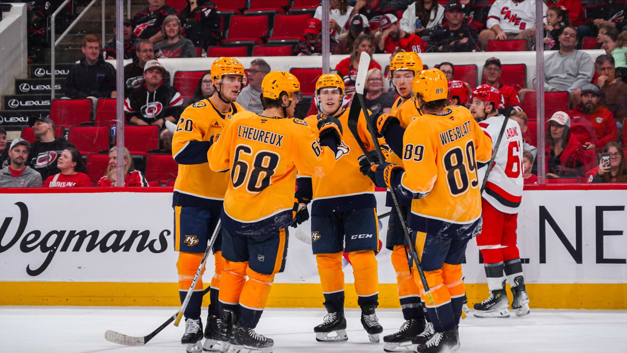 Preds Conclude Preseason Back-to-Back With Loss to Hurricanes ...