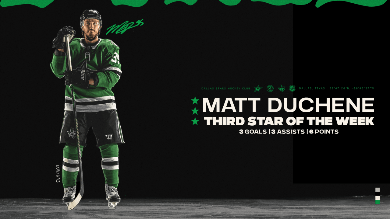 Matt Duchene named NHL's Third Star of the Week | Dallas Stars