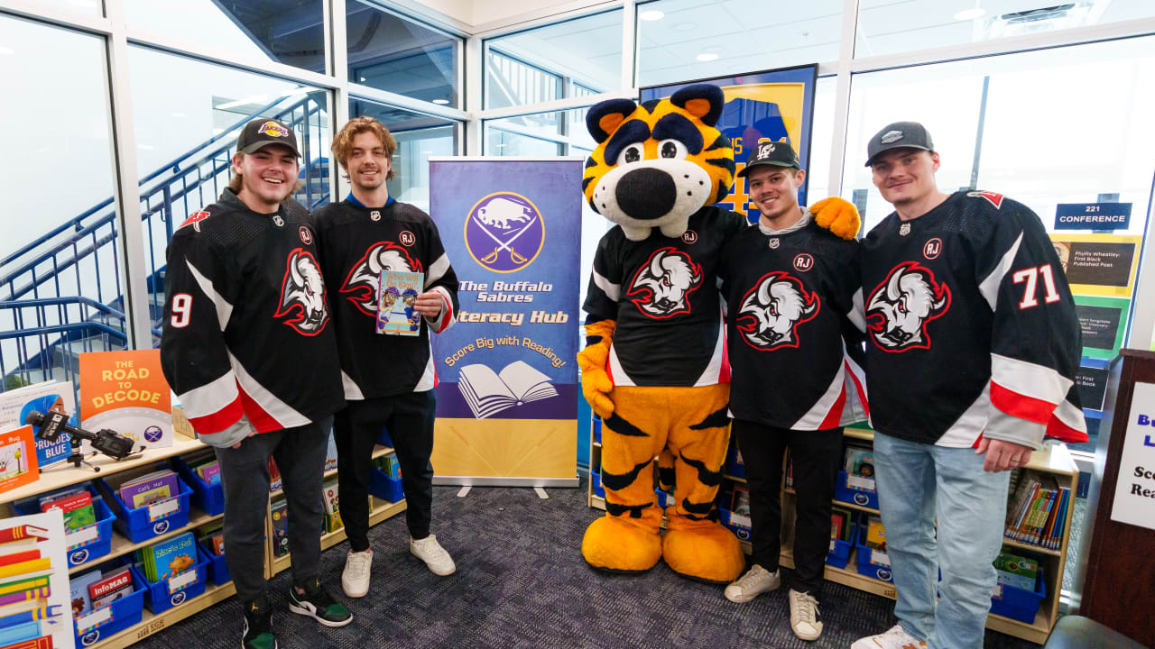 PHOTOS | Literacy Hub at Persistence Prep Academy | Buffalo Sabres