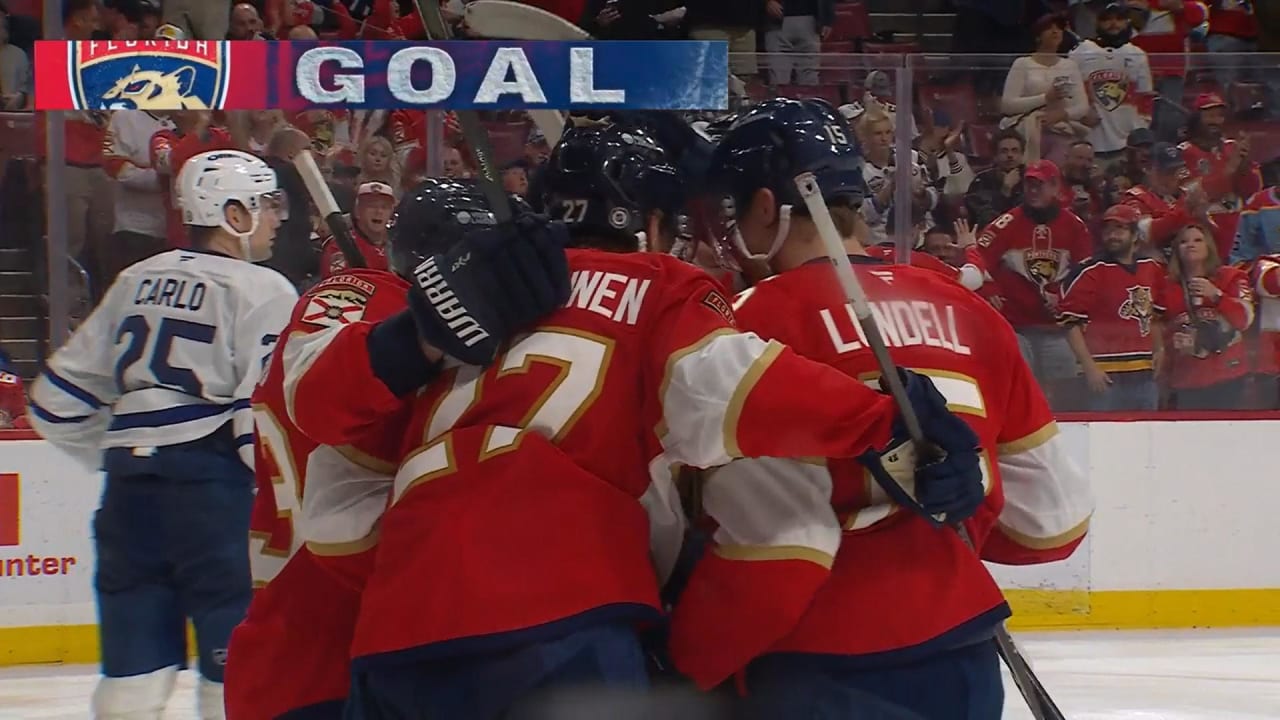 FLA vs. TOR: Luostarinen pokes in loose puck | Florida Panthers