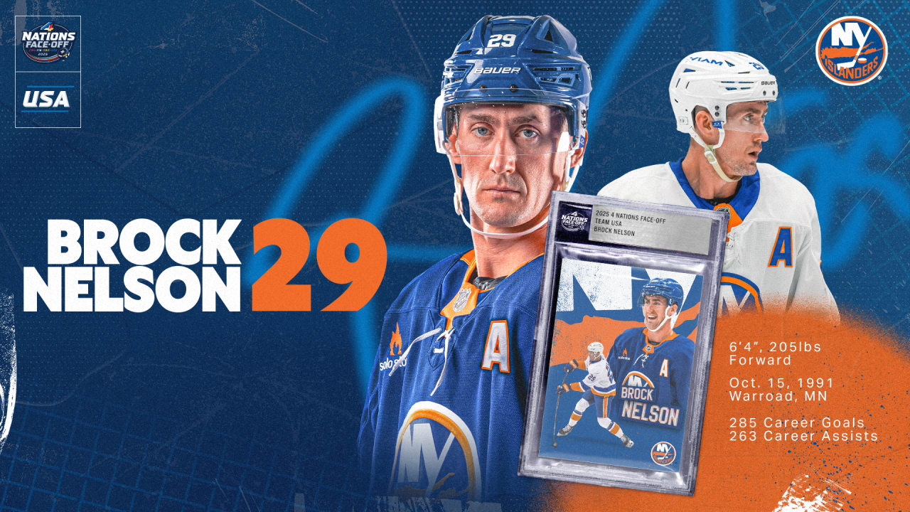 Brock Nelson Named to Team USA for 4 Nations Face-Off | New York Islanders