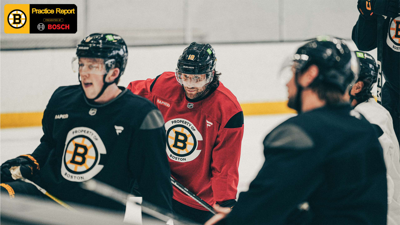 Practice Report: Bruins Return to Ice After Break | Boston Bruins