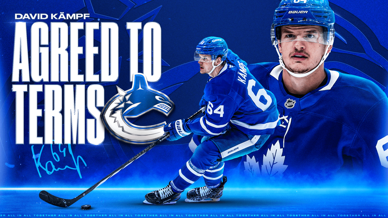 CANUCKS AGREE TO TERMS WITH FORWARD DAVID KÄMPF ON A ONE-YEAR CONTRACT ...