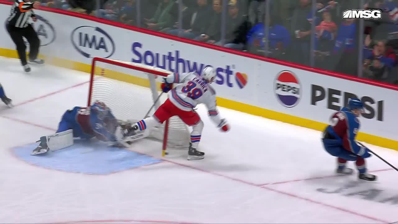 NYR@COL: Carrick scores SHG against Mackenzie Blackwood | New York Rangers