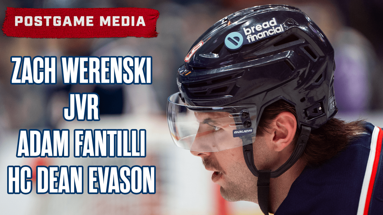 Head Coach Dean Evason and Players | Postgame Media | Columbus Blue Jackets