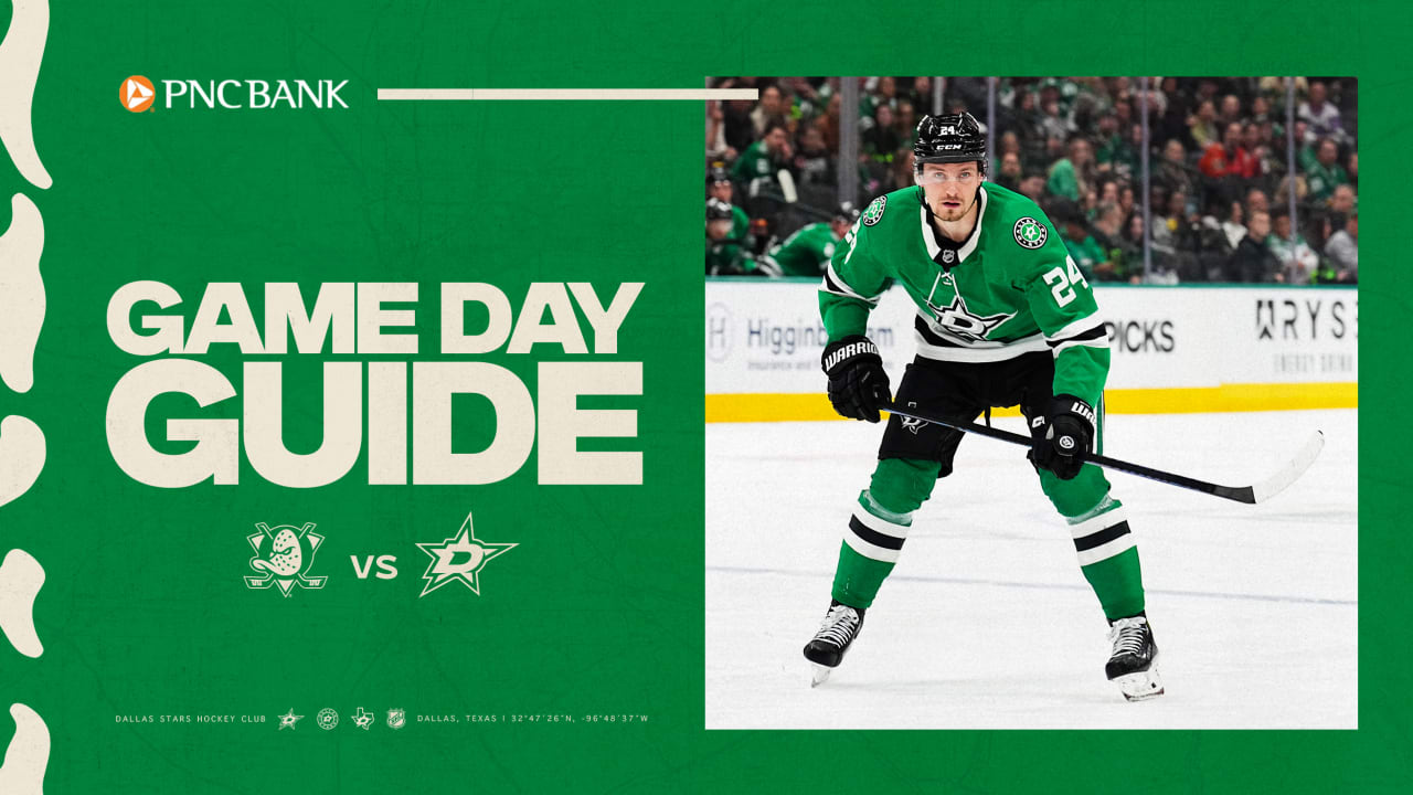 Game Day Guide: Stars vs Ducks | Dallas Stars