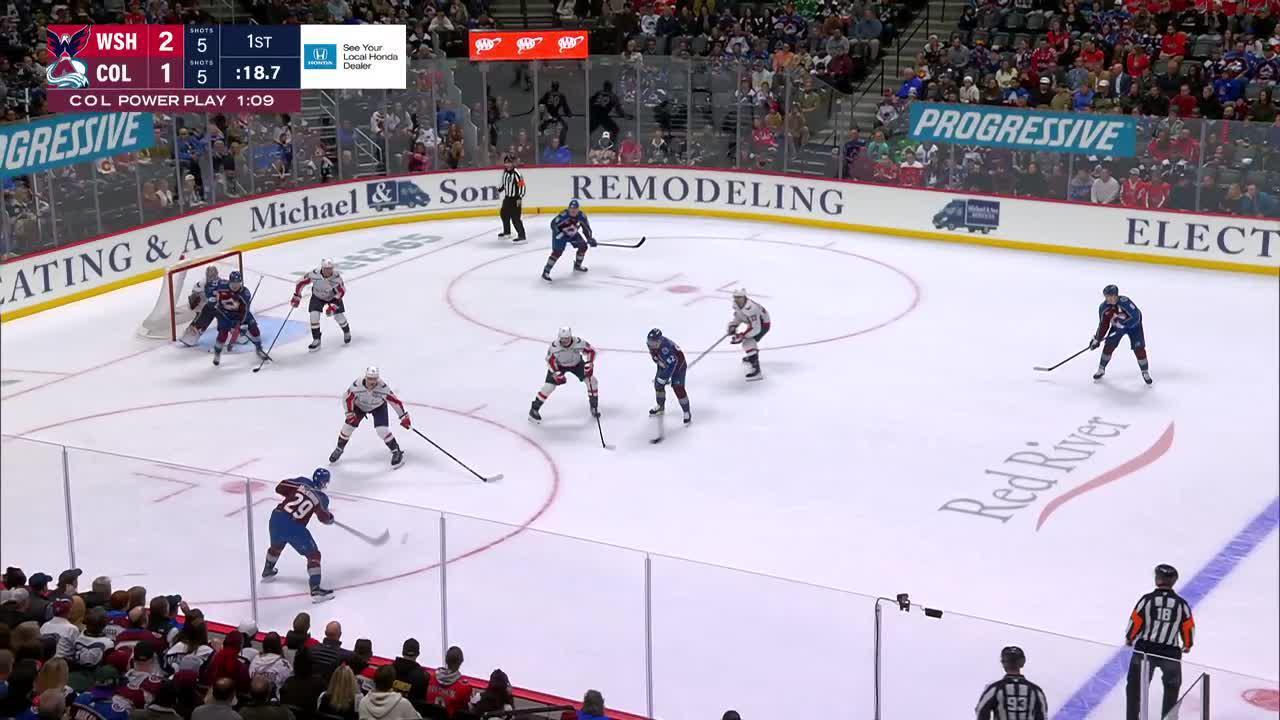 WSH@COL: Lindgren with a great save against Mikko Rantanen | Washington ...