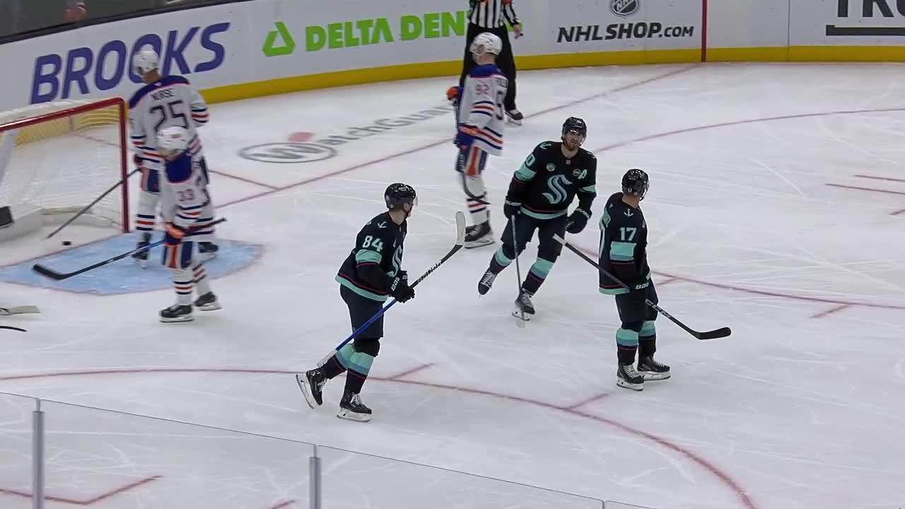 EDM@SEA: Schwartz scores goal against Calvin Pickard | Seattle Kraken