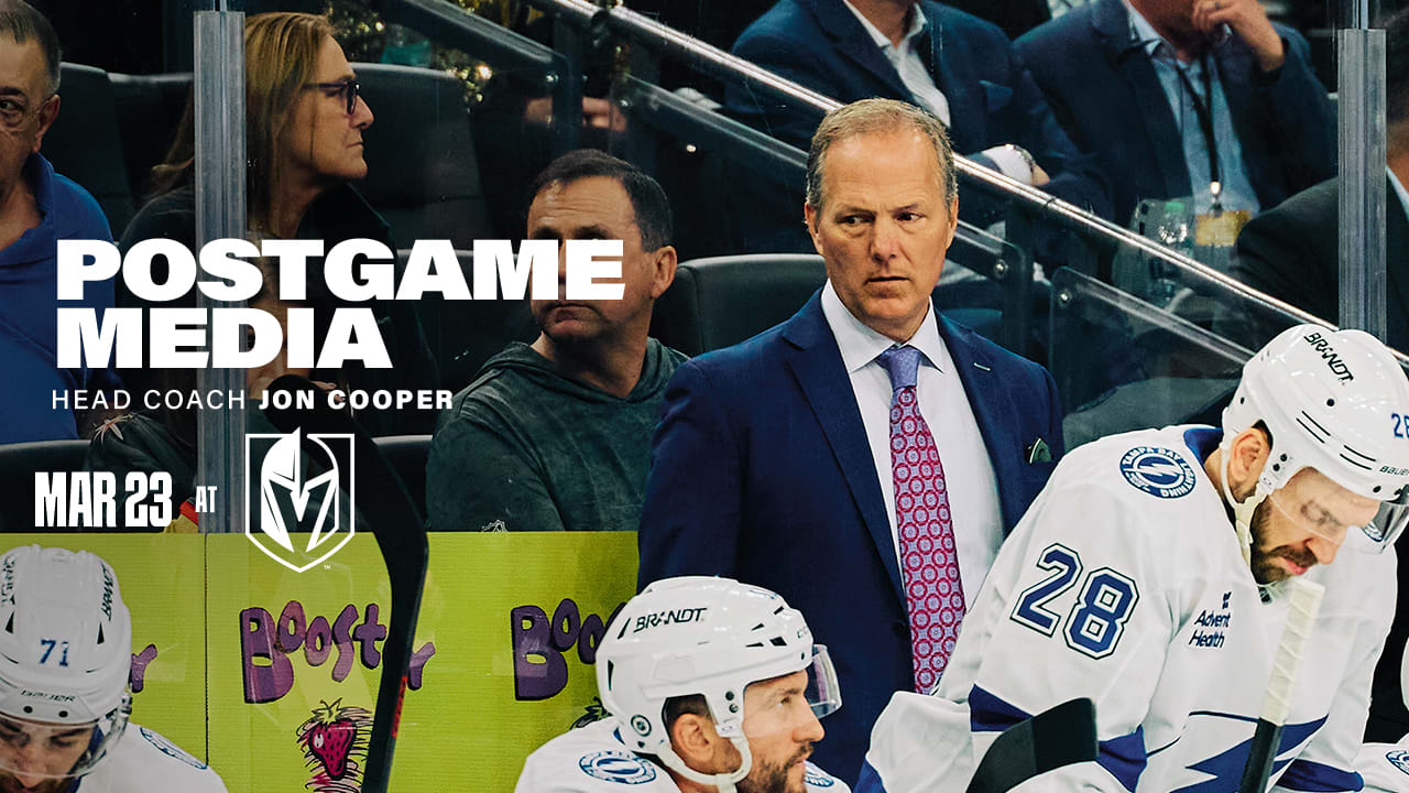 Jon Cooper | Postgame at Vegas | Tampa Bay Lightning