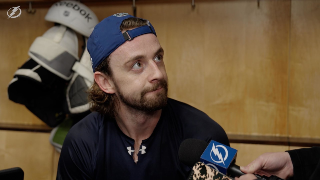 Max Crozier | Pregame vs Florida Panthers | Tampa Bay Lightning