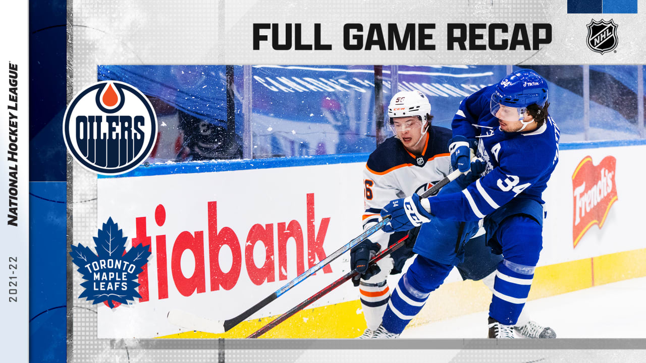 Recap: TOR 4, EDM 2 | Toronto Maple Leafs